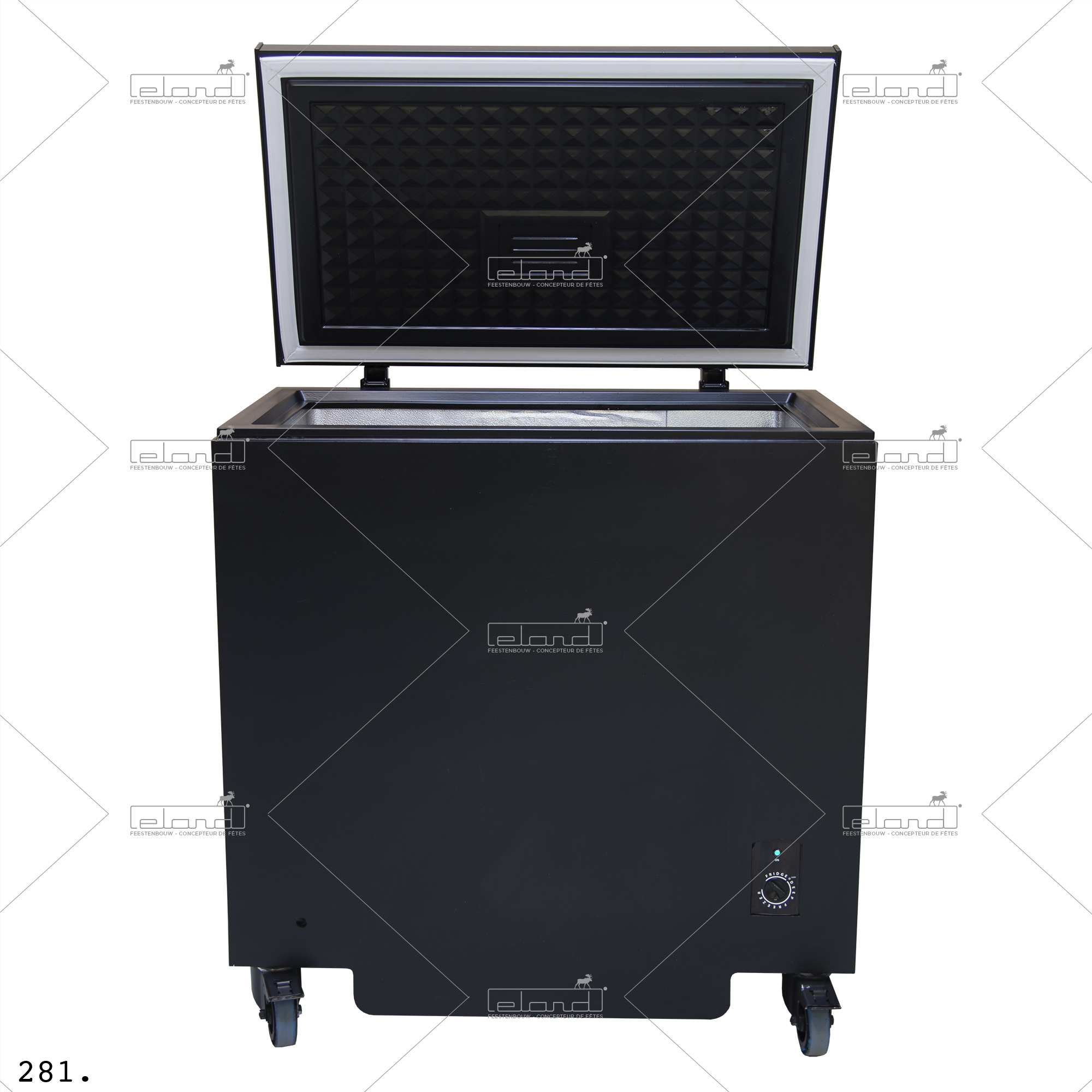 Zwarte bakfrigo - vriezer